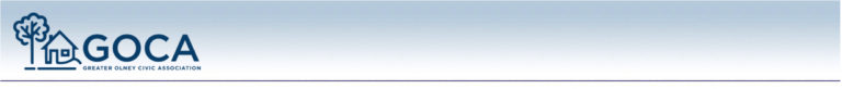 GOCA Documents - Greater Olney Civic Association